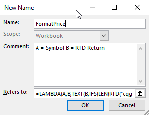 Excel 365 Using the LAMBDA Function | news.cqg.com